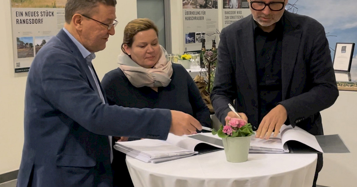 Etappenziel erreicht: Städtebaulicher Vertrag für BUC-36 unterzeichnet!