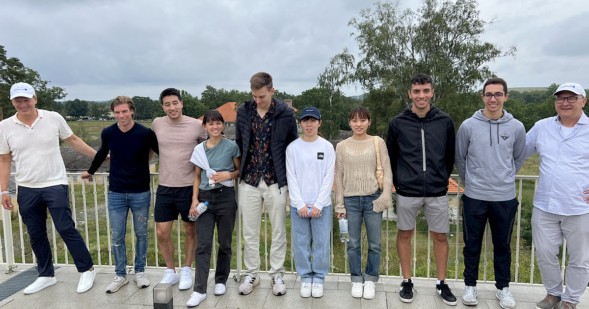 Olympia-Fechter im Olympischen Dorf!